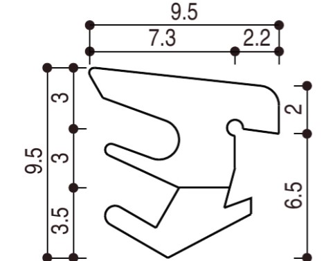 【楽天市場】YKKAP ガスケット K-21101-20 20m包装 (DG/YG) グレチャン：家づくりと工具のお店 家ファン！