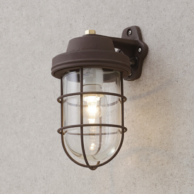 【楽天市場】タカショー HFC-D02B シンプルLEDマリンライト ブラケット セピアブラウン：家づくりと工具のお店 家ファン！