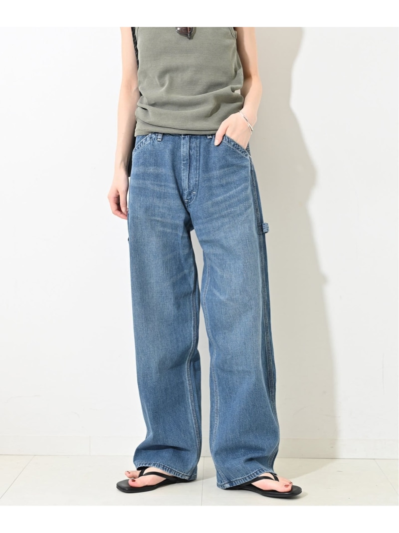 【楽天市場】LEE/リー SLOBE別注 ペインターパンツ LM7288 SLOBE IENA スローブ イエナ パンツ ジーンズ・デニムパンツ ベージュ ブルー【送料無料】[Rakuten ...