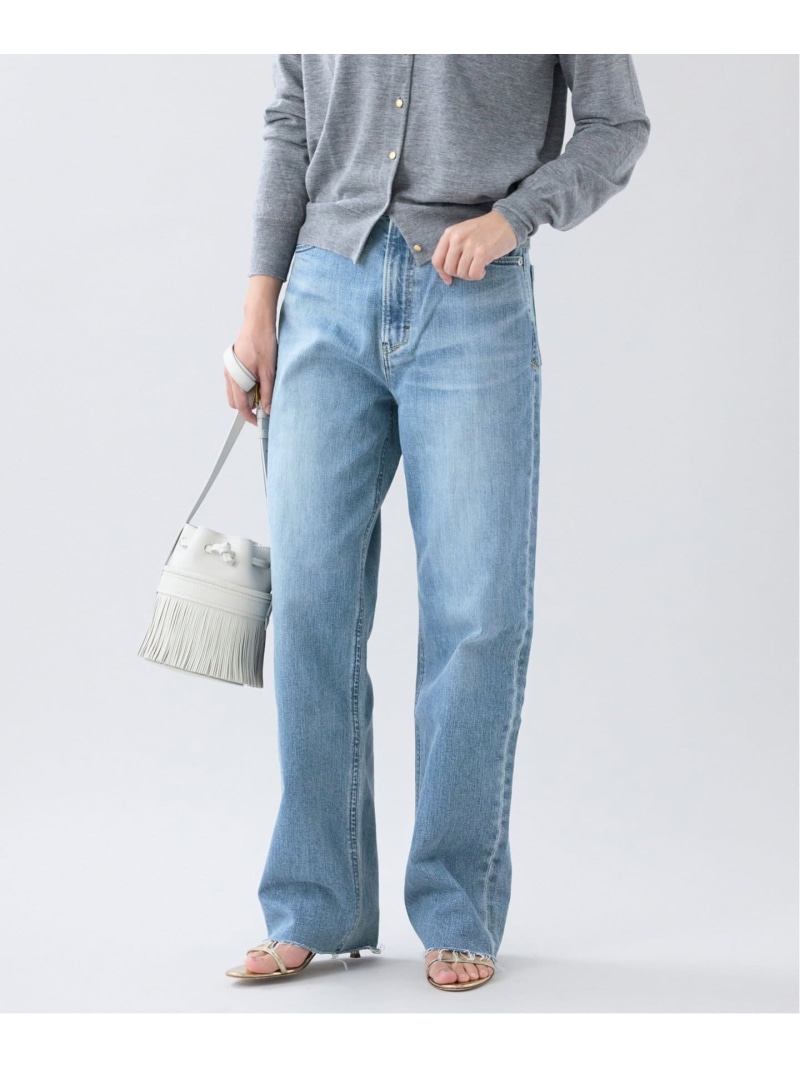 【楽天市場】YANUK/ヤヌーク 別注 LEA ストレートデニム IENA イエナ パンツ ジーンズ・デニムパンツ ブルー【送料無料】[Rakuten Fashion]：IENA