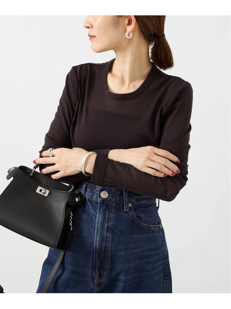 【楽天市場】《追加》fine cotton チュールクループルオーバー VERMEIL par iena ヴェルメイユ パー イエナ トップス ...