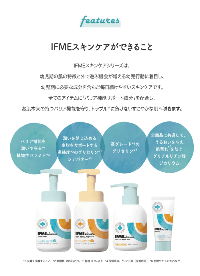 IFMEスキンケア ボディミルク 300ml ボディクリーム 赤ちゃん ベビー 新生児 子ども 子ども用 子供 子供用 キッズ 保湿クリーム ベビーミルク 保湿 乳液 乾燥肌 無添加 無香料 ...