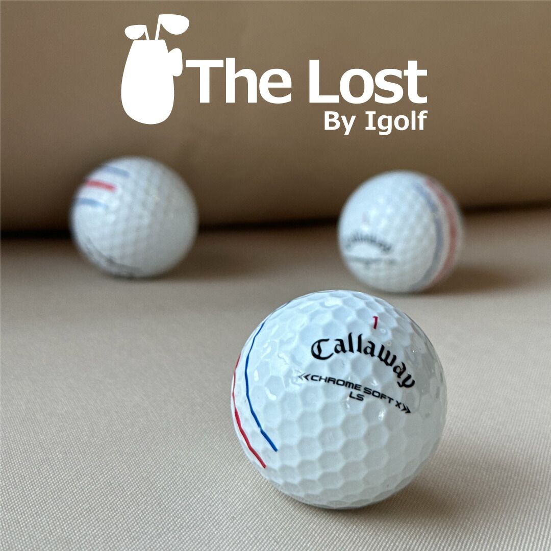 【楽天市場】【楽天スーパーSALE特別価格】ゴルフボール ロストボール 中古 Callaway キャロウェイ CHROME SOFT XLS ...