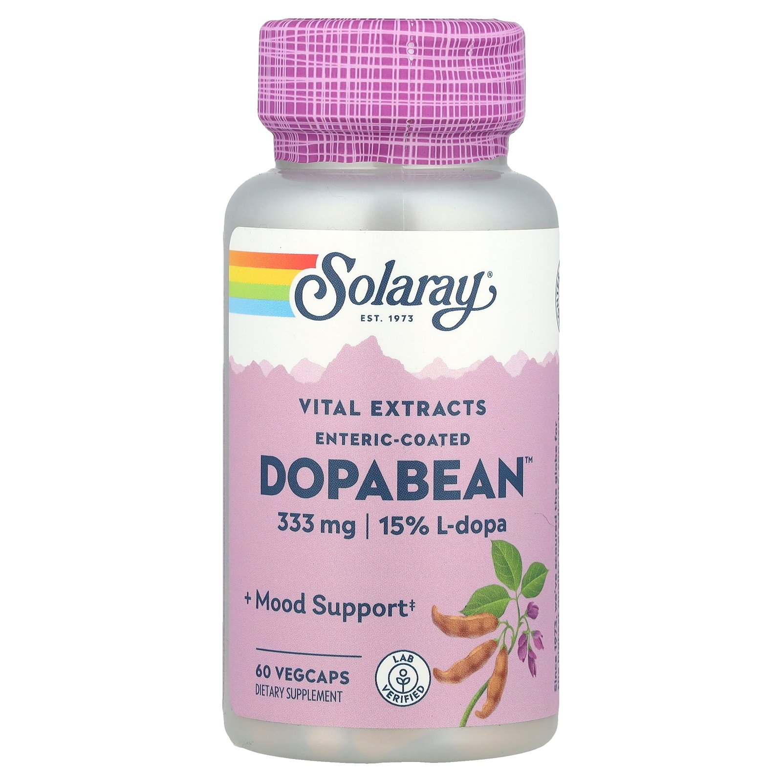 【楽天市場】Solaray ドーパビーン 【 iHerb アイハーブ 公式 】 ソラレー ムクナ プルリエンス ベルベットビーン ドーパ ...