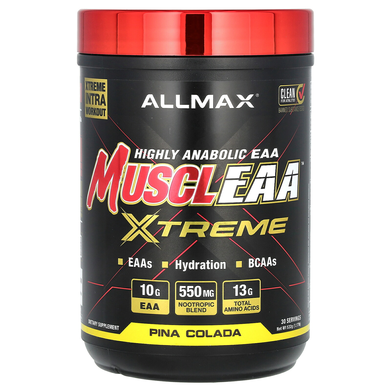 【楽天市場】ALLMAX マッスル EAA エクストリーム 【 iHerb アイハーブ 公式 】 オールマックス アミノ酸 必須アミノ酸 ...