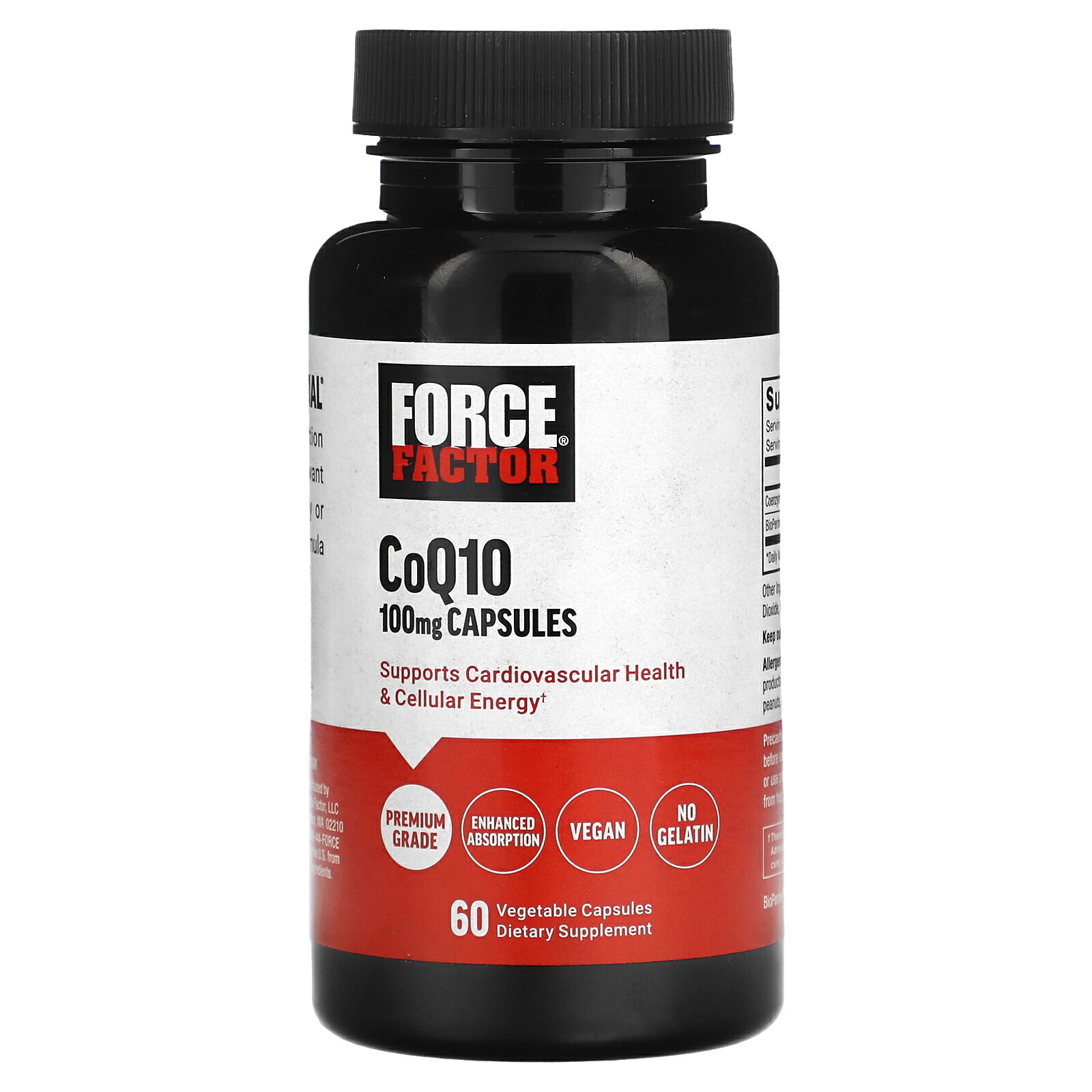【楽天市場】Force Factor コエンザイムQ10 【 iHerb アイハーブ 公式 】 フォースファクター CoQ10 Co-Q10 バイオペリン ブラックペッパー サプリメント ...