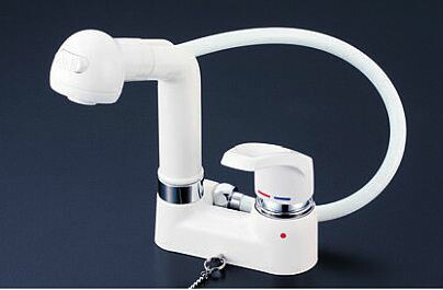 【楽天市場】∠ 在庫有り！台数限定！KVK【KM8004GS】 オープンホース式 (旧品番KF334GS)シングルレバー式洗髪シャワー ゴム栓付：あいあいショップさくら