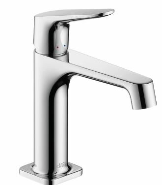 【楽天市場】ハンスグローエ【34010000】アクサーチッテリオM シングルレバー洗面混合水栓 100 (ポップアップ引棒有)〔EI ...