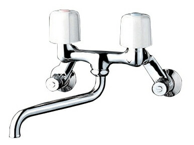 【楽天市場】 在庫有り！※KVK 水栓金具【KM13N2W】2ハンドル混合栓：あいあいショップさくら