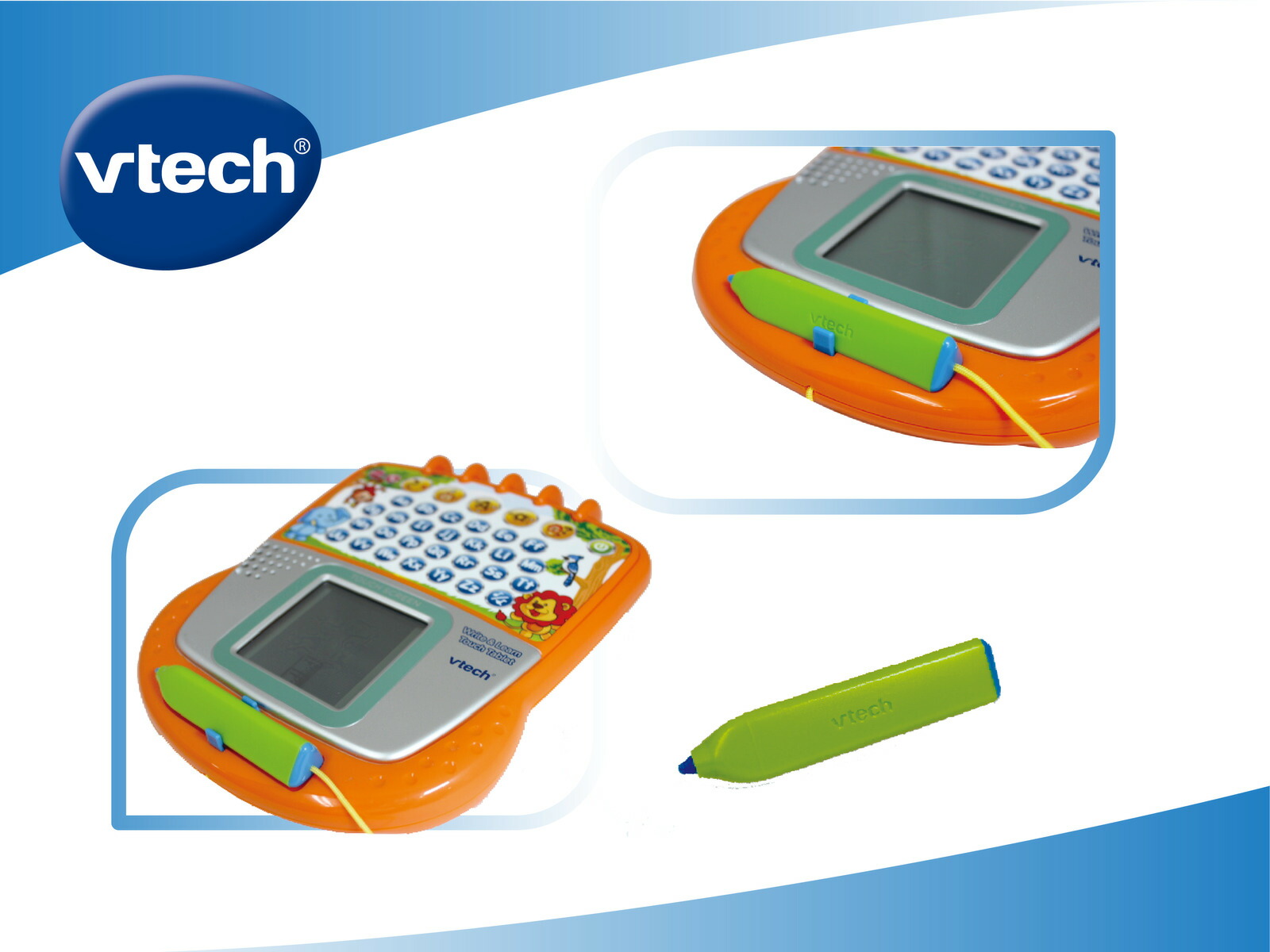 【楽天市場】VTech ヴィテック Write & Learn Touch Tablet 【書いて学ぼうタッチタブレット】3歳 4歳 5歳 6 ...