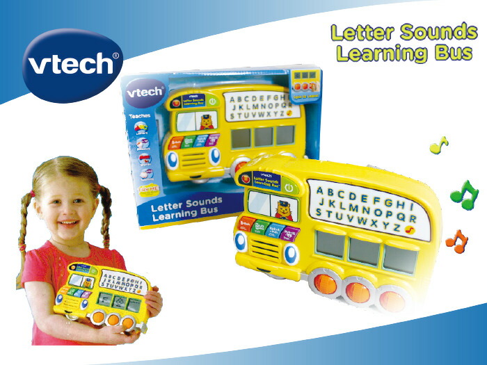 【楽天市場】VTech ヴィテック Letter Sounds Learning Bus 【チャレンジ！英語バス】3歳 4歳 5歳 6歳 ...