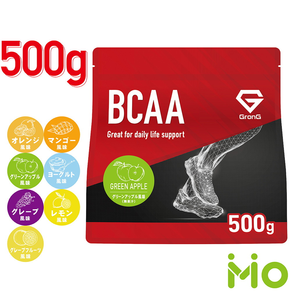 【楽天市場】GronG(グロング) BCAA 必須アミノ酸 風味付き 500g：iimo 楽天市場店