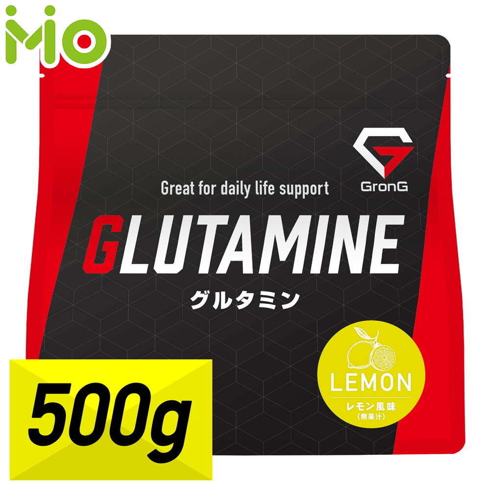 【楽天市場】グロング GronG グルタミン パウダー 500g レモン風味 サプリ Glutamine：iimo 楽天市場店