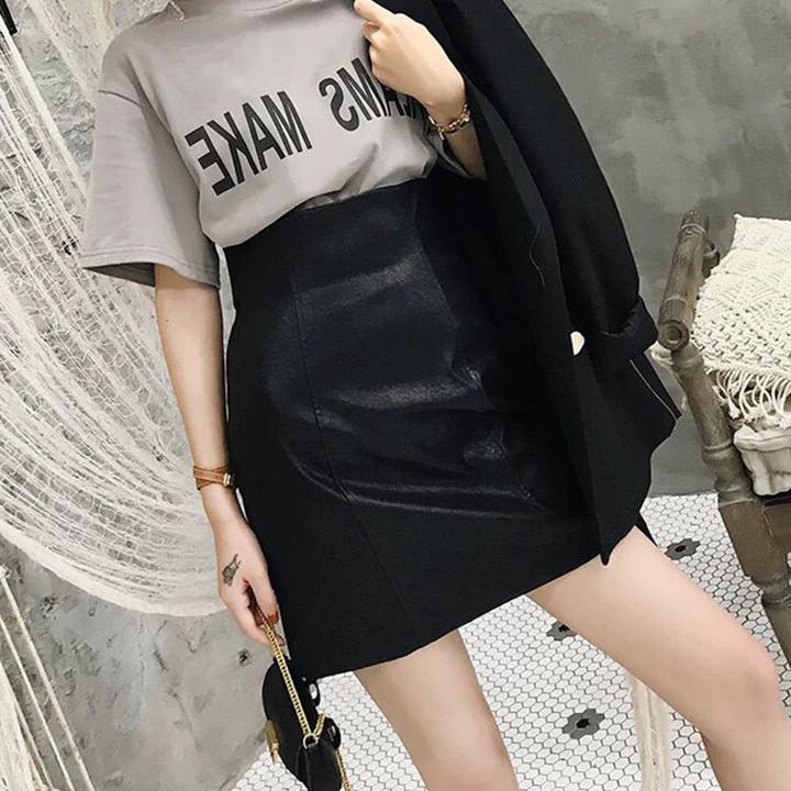 【楽天市場】【送料無料】ブラックレザースカート スカート レディース ハイウエスト ヒップスカート PUスカート mini レディーススカート オフィスコーデ：yumeshop01