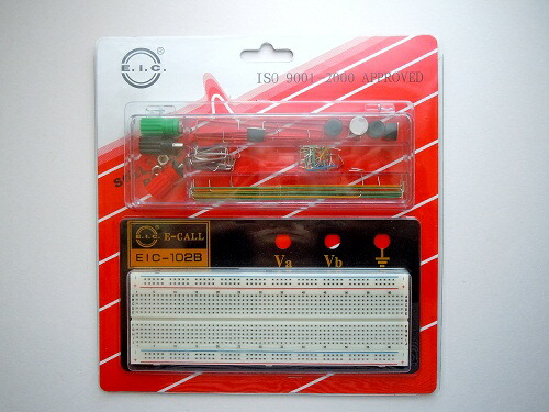 【楽天市場】E-CALL ENTERPRISE〓ブレッドボード EIC-102BJ 〓165-41-4-102B：IK21