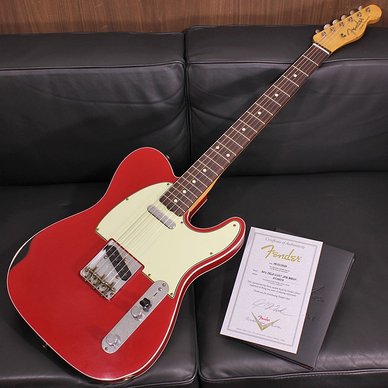 【楽天市場】MBS 60's Telecaster Custom Journeyman Relic Dakota Red Over Black ...