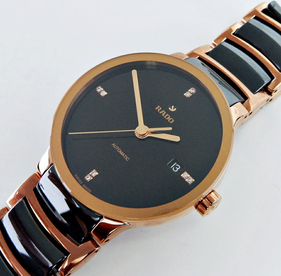 【楽天市場】『池田屋質店』ラドー セントリックス 自動巻 ダイヤ 裏スケ メンズ 763．0036．3 R30036712 中古A 【中古 ...