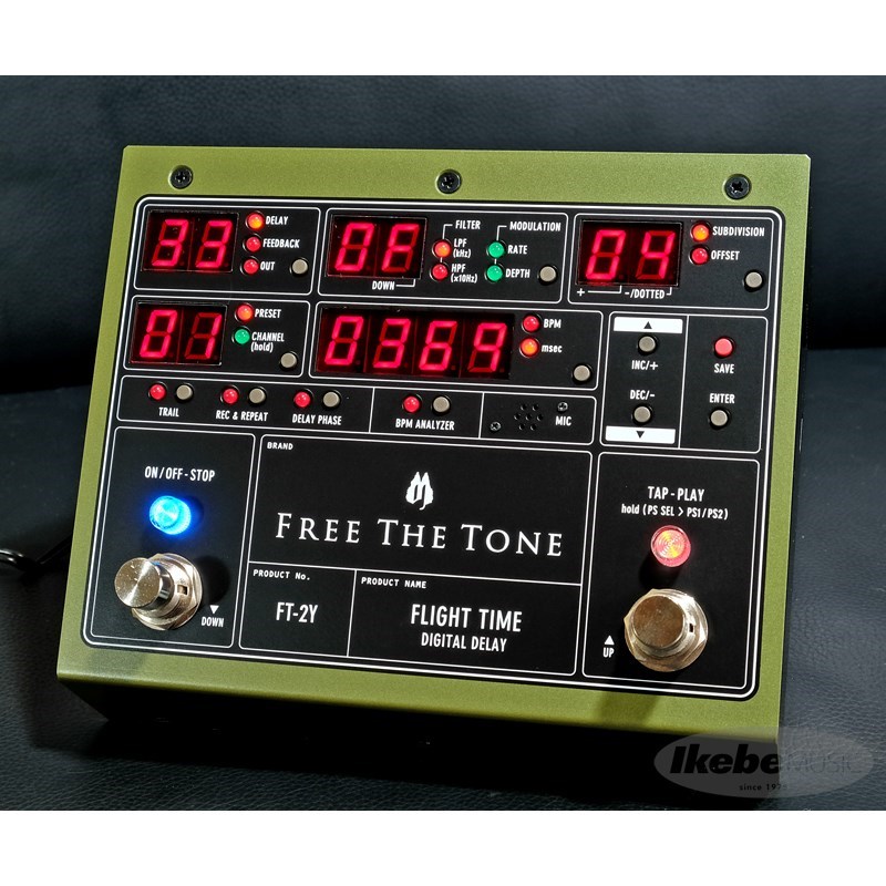 【楽天市場】Free The Tone FLIGHT TIME FT-2Y [Digital Delay]：イケベ楽器 イケシブ