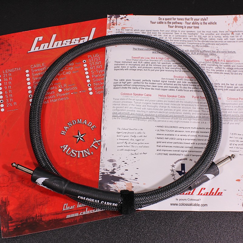 【楽天市場】Colossal Cable Colossus Speaker Cable ～Carbon / Year of the ...