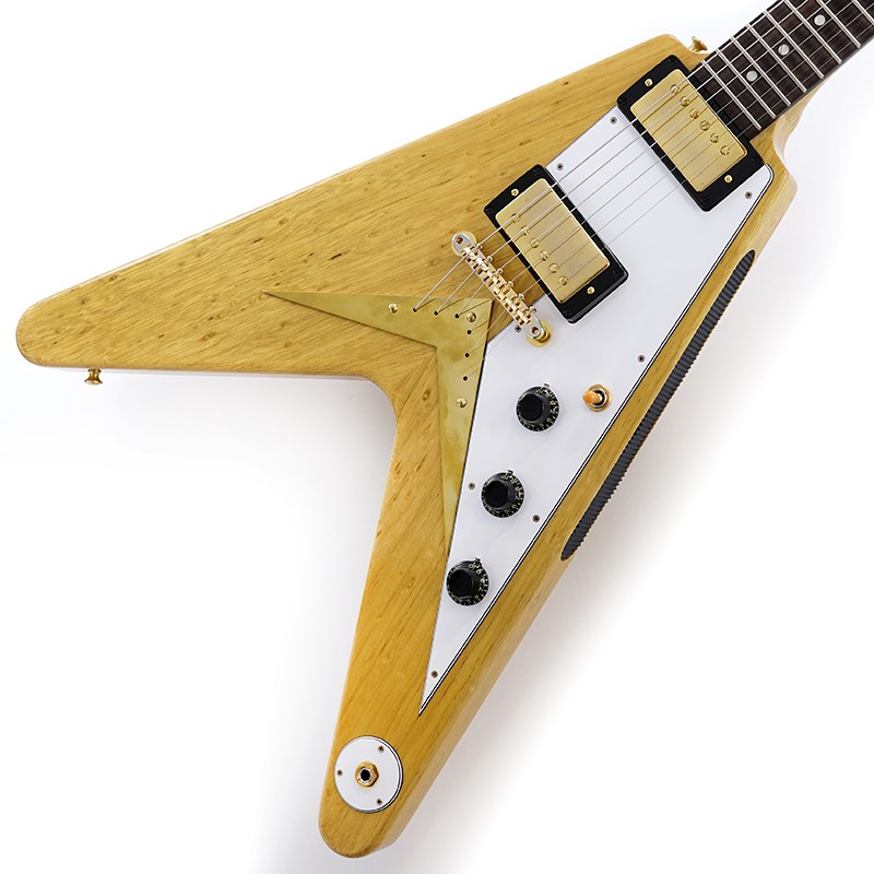 【楽天市場】Gibson 1958 Korina Flying V Reissue VOS Natural w/White Pickguard ...