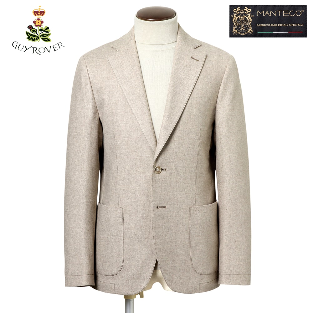 【楽天市場】【SALE】ギローバー GUY ROVER ／ MANTECO四者混ストレッチフランネル2Bジャケット「SOFFIO JACKET ...