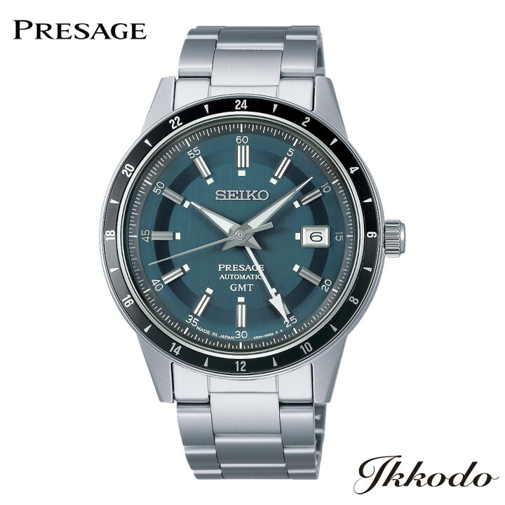 【楽天市場】セイコー SEIKO プレザージュ PRESAGE Style 60's 自動巻き GMT 40.8mm 5気圧防水 メンズ腕時計 ...