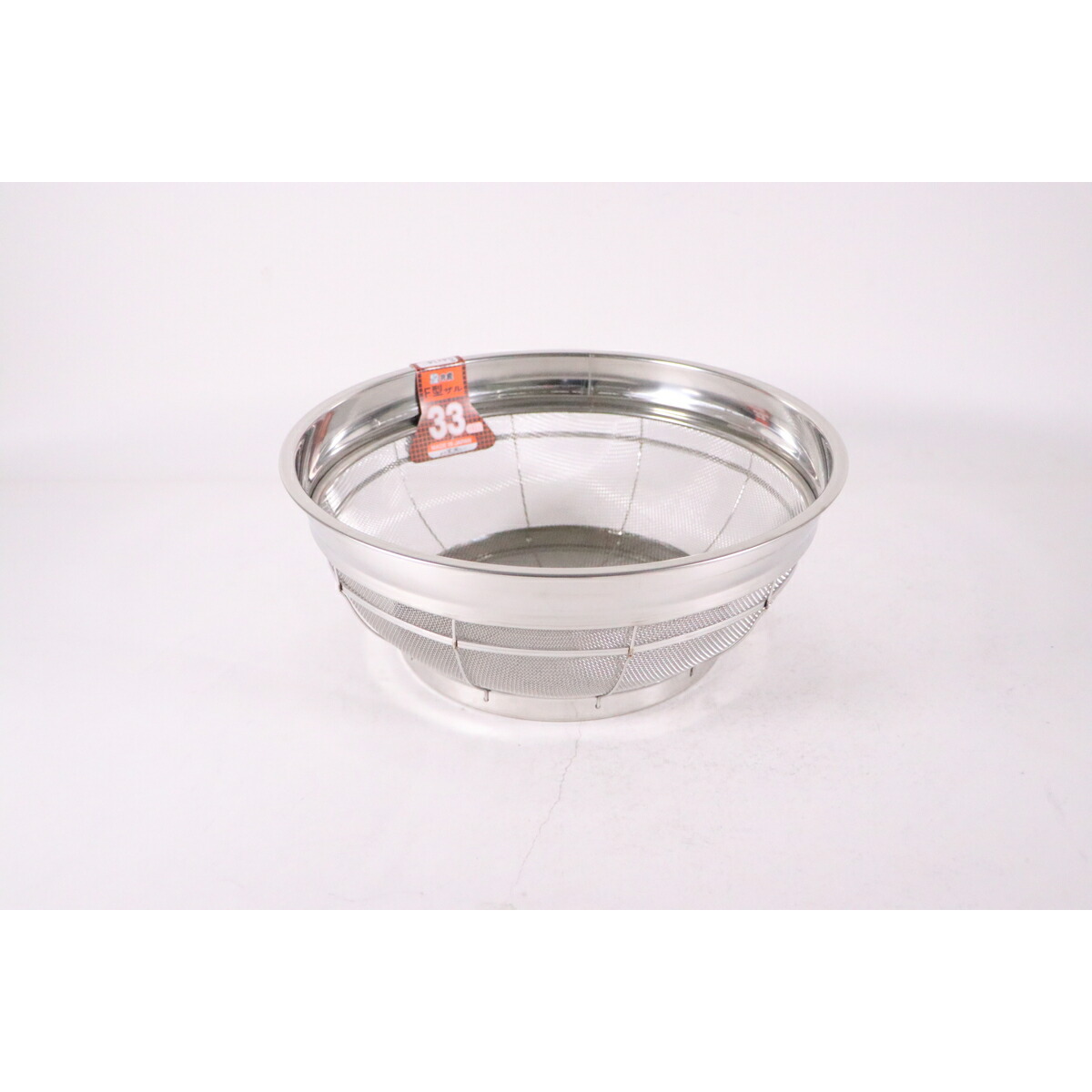 【楽天市場】【エントリーでP10倍 9/1〆】本間冬治工業 BK 18−8F型ザル 33cm キッチン用品 キッチンツール キッチン 料理 調理器具 調理 調理場 厨房 業務用 本格 ...