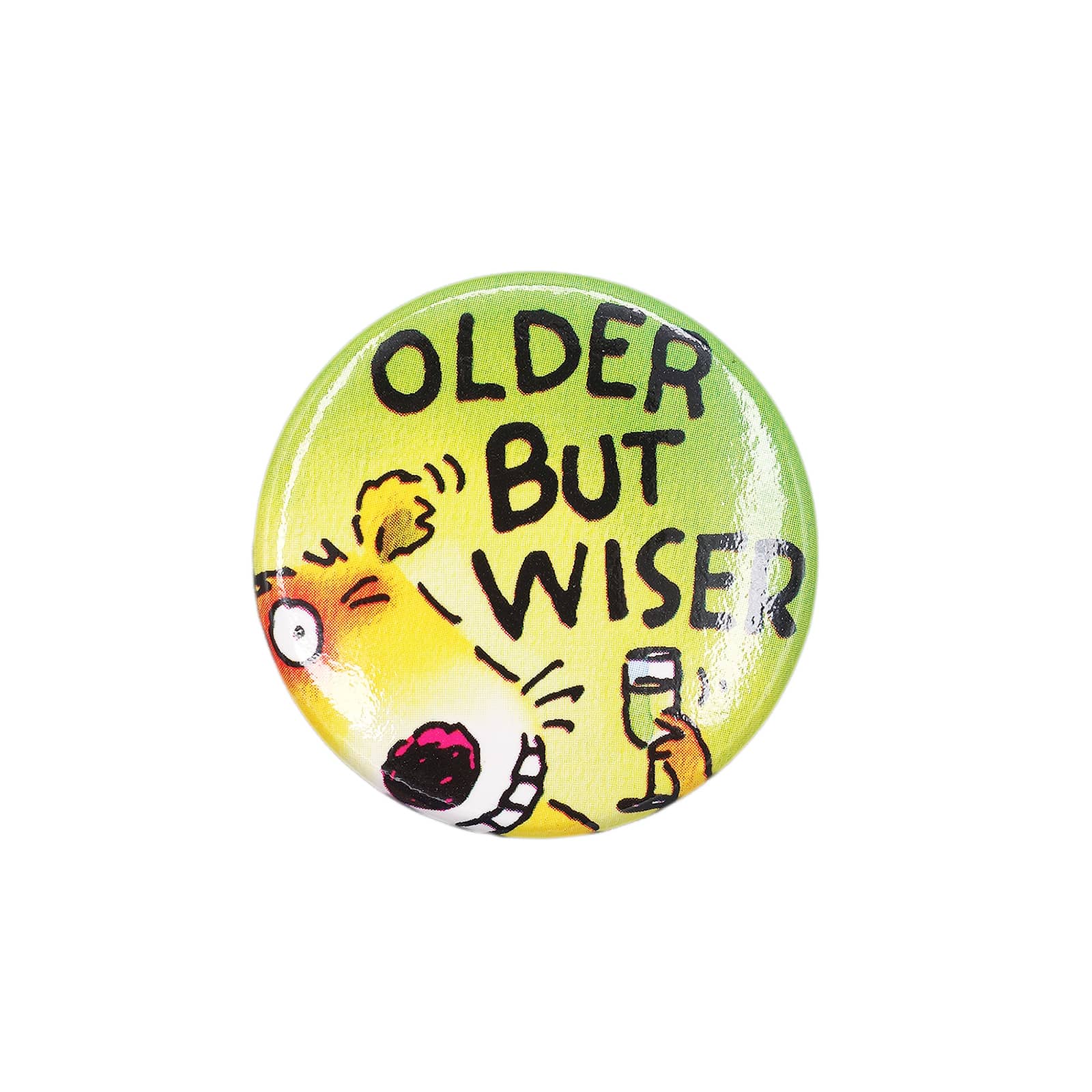 【楽天市場】【中古】OLDER BUT WISER レトロ 缶バッジ イギリス輸入雑貨 ピンバッジ 缶バッチ：異国屋