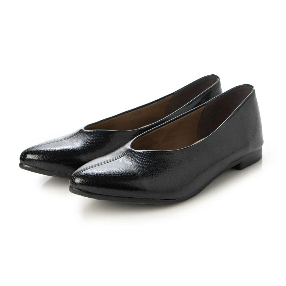 【楽天市場】4025 かかとも踏める柔らかさで美脚姿勢 センターシームフラットシューズ Ikplus（アイケープラス） 日本製 おしゃれパンプス シンプルパンプス レディース シンプル 結婚式 ...