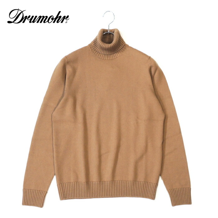 【楽天市場】【40%OFF・新品・48】Drumohr（ドルモア）ファインメリノウール 8GGタートルネックニット ベージュ D7M104 ...