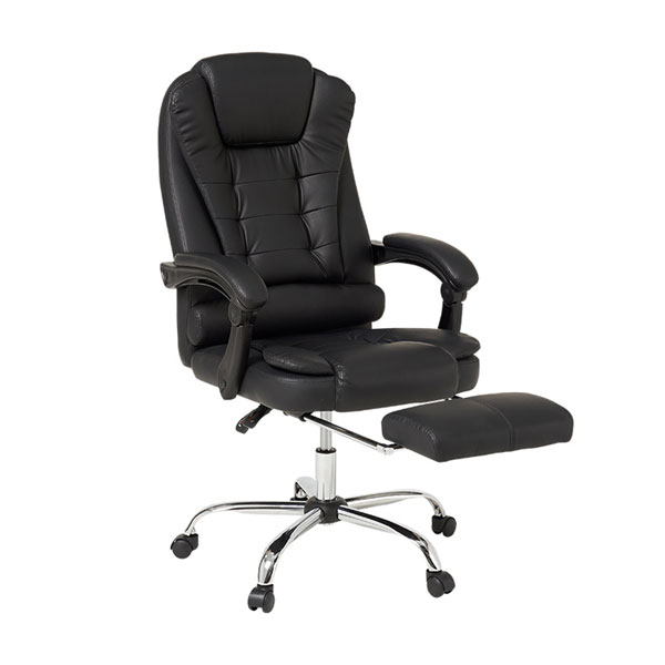 【楽天市場】チェア 椅子 イス パーソナル フットレスト アームレスト 回転 キャスター 昇降式 おしゃれ シンプル 高見え 高級感 書斎 [リクライニングチェア LRC-4624-BK ...