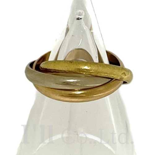 【楽天市場】【中古】CARTIER カルティエ トリニティ リング SM 750YG 750WG 750PG ＃49 ブランドジュエリー アクセサリー 指輪 9号 スモールモデル K18 18 ...