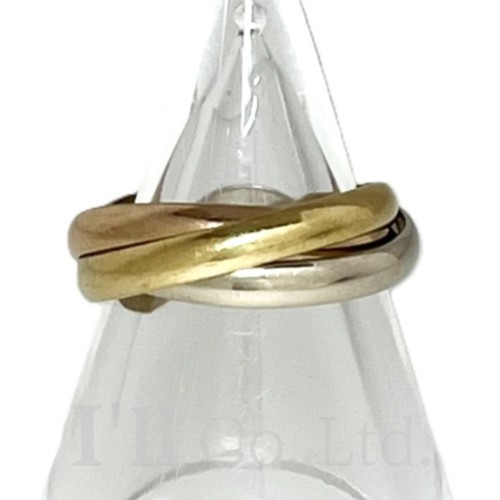 【楽天市場】【中古】CARTIER カルティエ トリニティ リング SM 750YG 750WG 750PG ＃49 ブランドジュエリー アクセサリー 指輪 9号 スモールモデル K18 18 ...