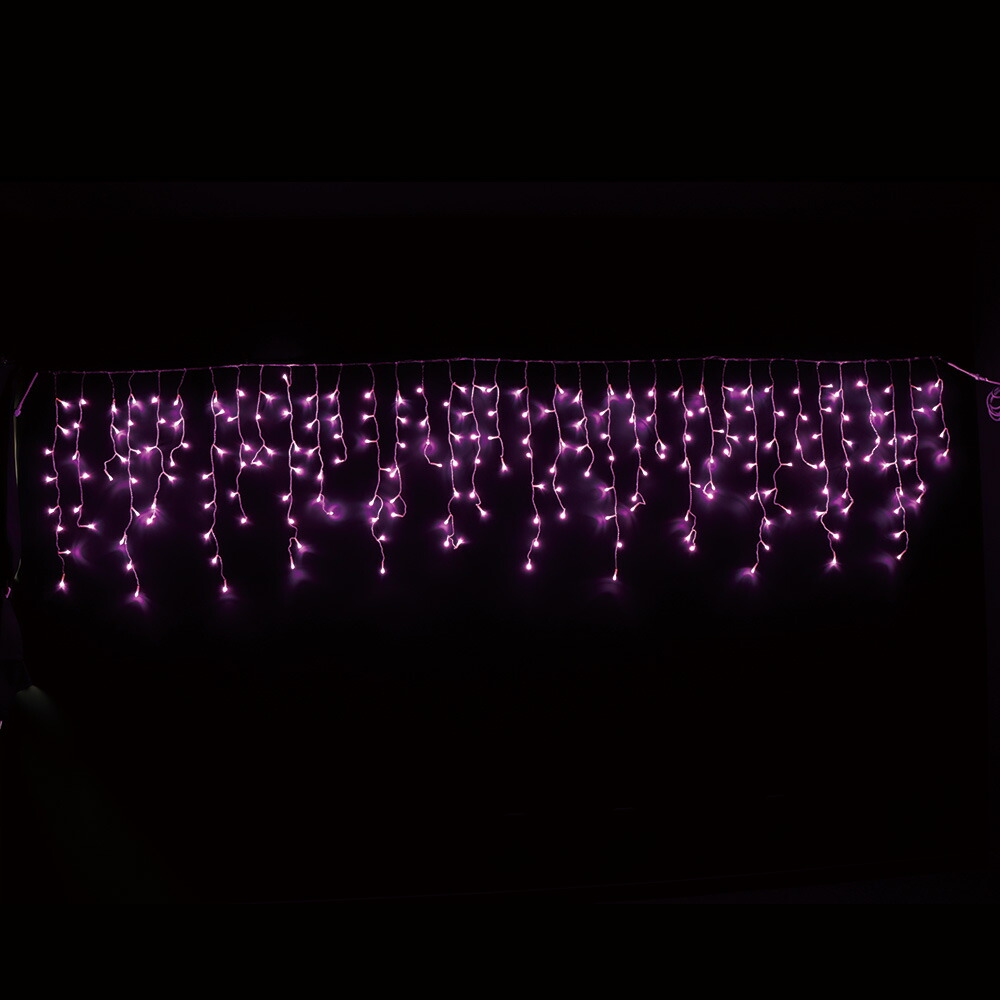 【楽天市場】216球つららライト RY2 パステルピンク色：LED照明専門店イルミカ