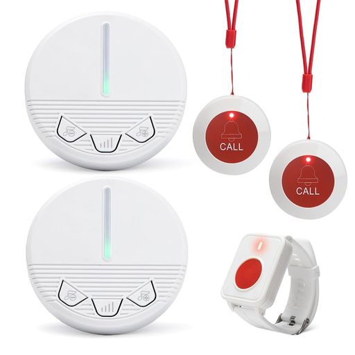 【楽天市場】CYSSJF ナースコール 家庭用 介護、高齢者 緊急 チャイム、見守り ブザー、見守り コール、介護ベル、介護 コール、呼出ベル 介護|呼び出しボタン2台、腕時計 防水 1台 ...