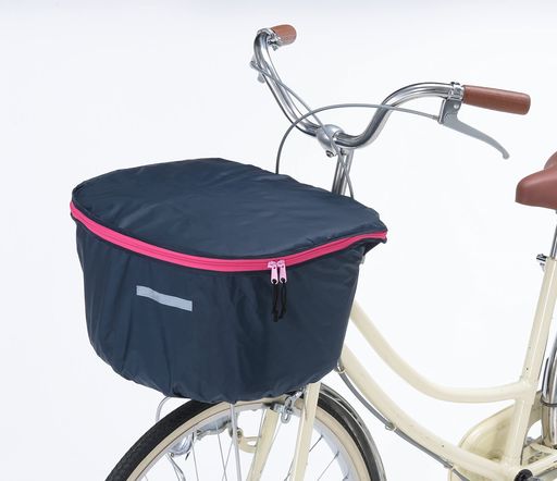 【楽天市場】川住製作所(kawasumi)大型前カゴカバー丸型タイプKW-252NV/PK：Ilmondomall