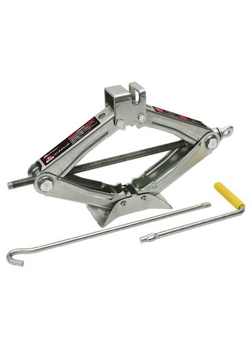 【楽天市場】メルテック(MELTEC)乗用車車用パンタグラフジャッキ1T機械式最高値:350MM/最低値:105MM/ストローク:245MMシルバーFA-1：Ilmondomall