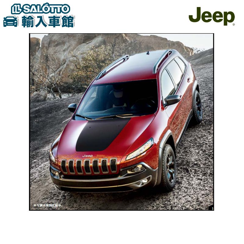 【楽天市場】【 JEEP 純正 】フード デカール KL チェロキー 2014年～ マット ブラック ステッカー ジープ オリジナル ...