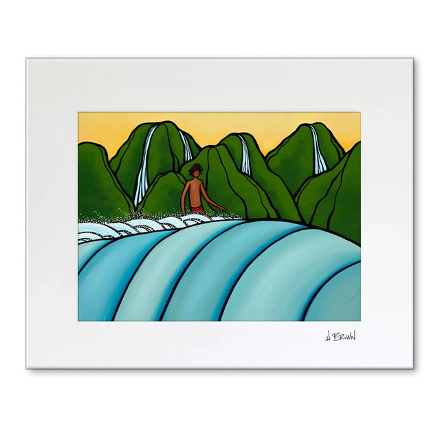 【楽天市場】【新作】【額付き＆P10倍】ヘザーブラウン／HEATHER BROWN "ART PRINT W35.6×H28.0cm・PINETREES SURF・パインツリーズサーフ"M ...