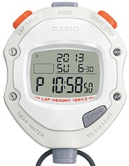 【楽天市場】【送料無料】CASIO・カシオ 5気圧防水ストップウォッチ HS-70W-8JH ホワイト【スーパーロジ】【あす楽対応】：いまどき本舗