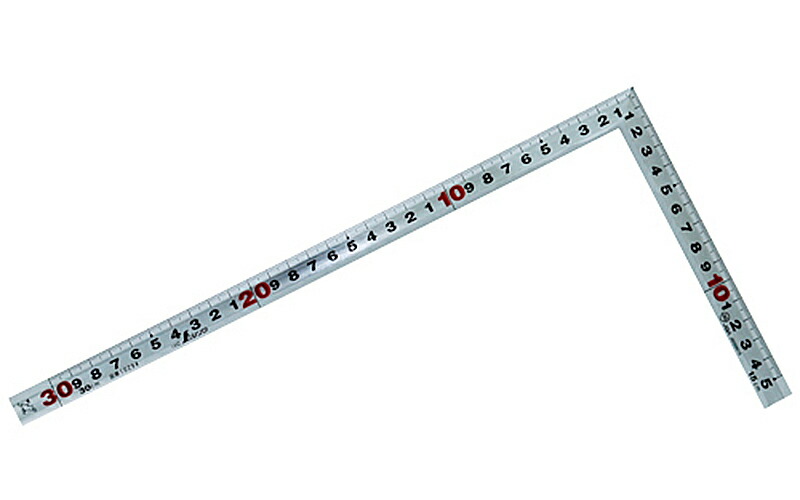 【楽天市場】シンワ 曲尺角厚 シルバー 30cm 表裏同目 JIS 10294 差金 指金：今戸屋建材 楽天市場店
