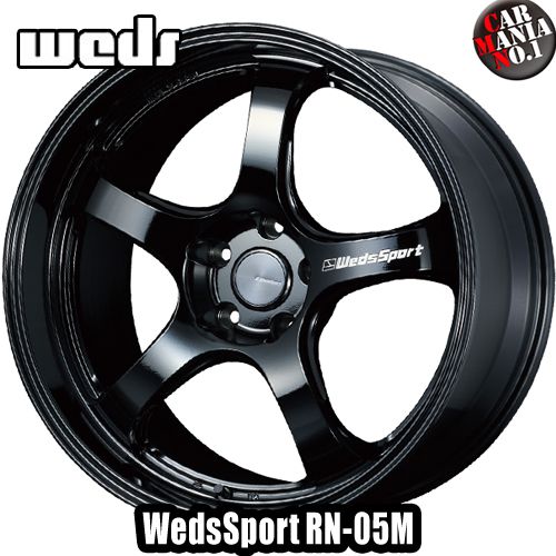 【楽天市場】【10/5(土)限定！ポイント最大38倍！】【4本セット】 Weds(ウェッズ) ウェッズスポーツ RN-05M 18×8.0J +45 5/120 カラー：GB 18インチ 5穴 ...