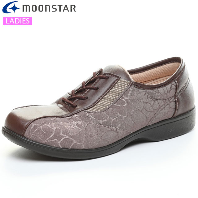 【楽天市場】ムーンスター MOONSTAR らくらくシューズ レディース らくらく L007ブラウン 3E 高齢者独自の歩き方を考慮 シューズ 靴 用品 用具 12420617：IMOTO ...