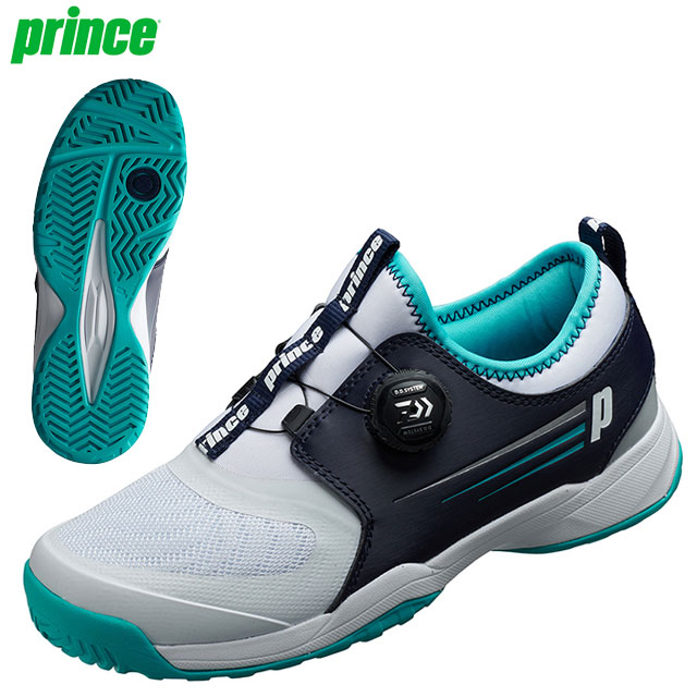 【楽天市場】プリンス テニスシューズ ジュニア オールコート HC prince DPS253 リフレクター機能搭載 ダイヤル構造 シュータン ...