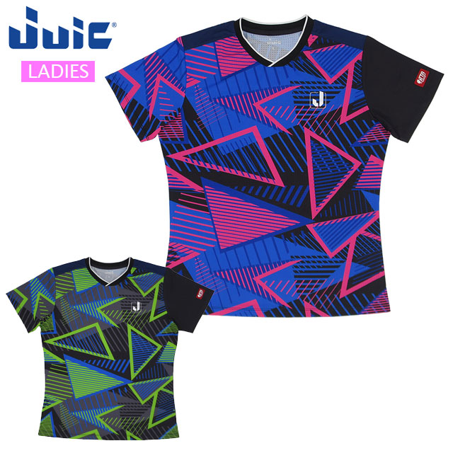 【楽天市場】ネコポス ジュウイック 卓球 スポーツウエア レディース Neo-J JUIC 5662 半袖シャツ ゲームシャツ ユニフォーム ドライ機能付きの軽量タイプ：IMOTO SPORTS