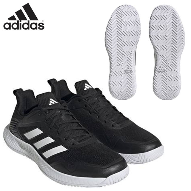 【楽天市場】アディダス テニスシューズ メンズ デファイアント スピード テニス adidas ID1507 オールコート ブラック/ホワイト ...