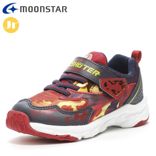 【楽天市場】ムーンスター スニーカー ジュニア スキルシューター SK C0027 レッド MOONSTAR 12296652 子供靴 2E ...