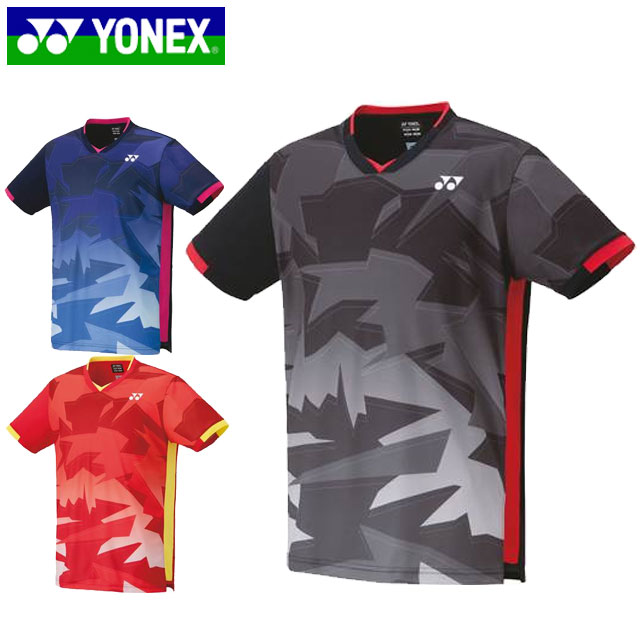 【楽天市場】ネコポス ヨネックス YONEX シャツ ユニゲームシャツ フィットスタイル 半袖 ショートスリーブ トップス ウエア アパレル ...