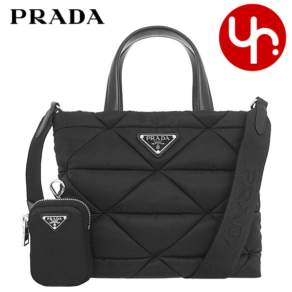【楽天市場】プラダ Prada バッグ トートバッグ 1bg373 Rdjn B9o ネロ 特別送料無料 テスート キルティング パデッド リ