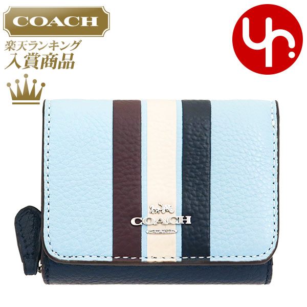【楽天市場】コーチ COACH 財布 三つ折り財布 FC4525 C4525 ウォーターフォール×ミッドナイトマルチ 特別送料無料 カラー ...